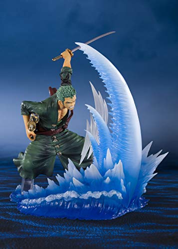 TAMASHII NATIONS Bandai Figuartszero Roronoa -Zoro- Yakkodori "Onepiece",White, Approx 190mm