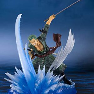 TAMASHII NATIONS Bandai Figuartszero Roronoa -Zoro- Yakkodori "Onepiece",White, Approx 190mm