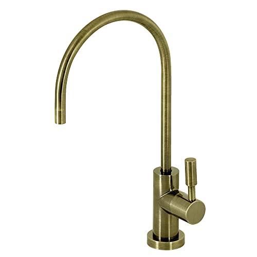 Kingston Brass KSAG8193DL Concord Water Filtration Faucet, Antique Brass