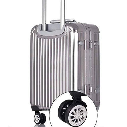 360 Swivel Wheel Replacement Luggage Travel Suitcase Wheels Plastic, Suitcase Wheel Repair Replace Luggage Wheels, 3.5x2.75x2.2in