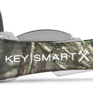 KeySmart Rugged - Multi-Tool Key Holder with Bottle Opener and Pocket Clip (up to 14 Keys, Mossy Oak)