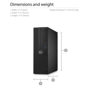 Dell Optiplex 5060 Small Form Factor (SFF) Business Desktop PC, Intel i7-8700 Quad-Core 3.2 GHz, 16GB DDR4, Intel 512GB PCIe NVMe SSD, Ethernet, USB 3.0, DVD±RW, Display Port/HDMI, Windows 10 Pro