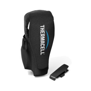 thermacell mosquito holster with detachable belt clip for portable repellers; compatible with mr300 & mr450; 15 foot zone of protection; effective mosquito repellent; bug spray alternative