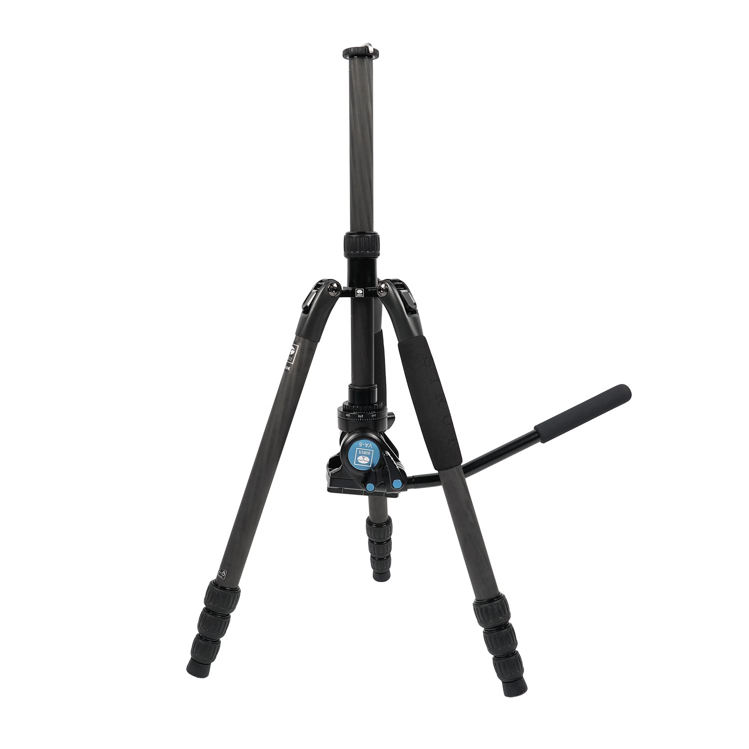 SIRUI T04S Series Carbon Fiber Tripod with VA-5 Compact Fluid Video Head (T-024SK+VA-5)