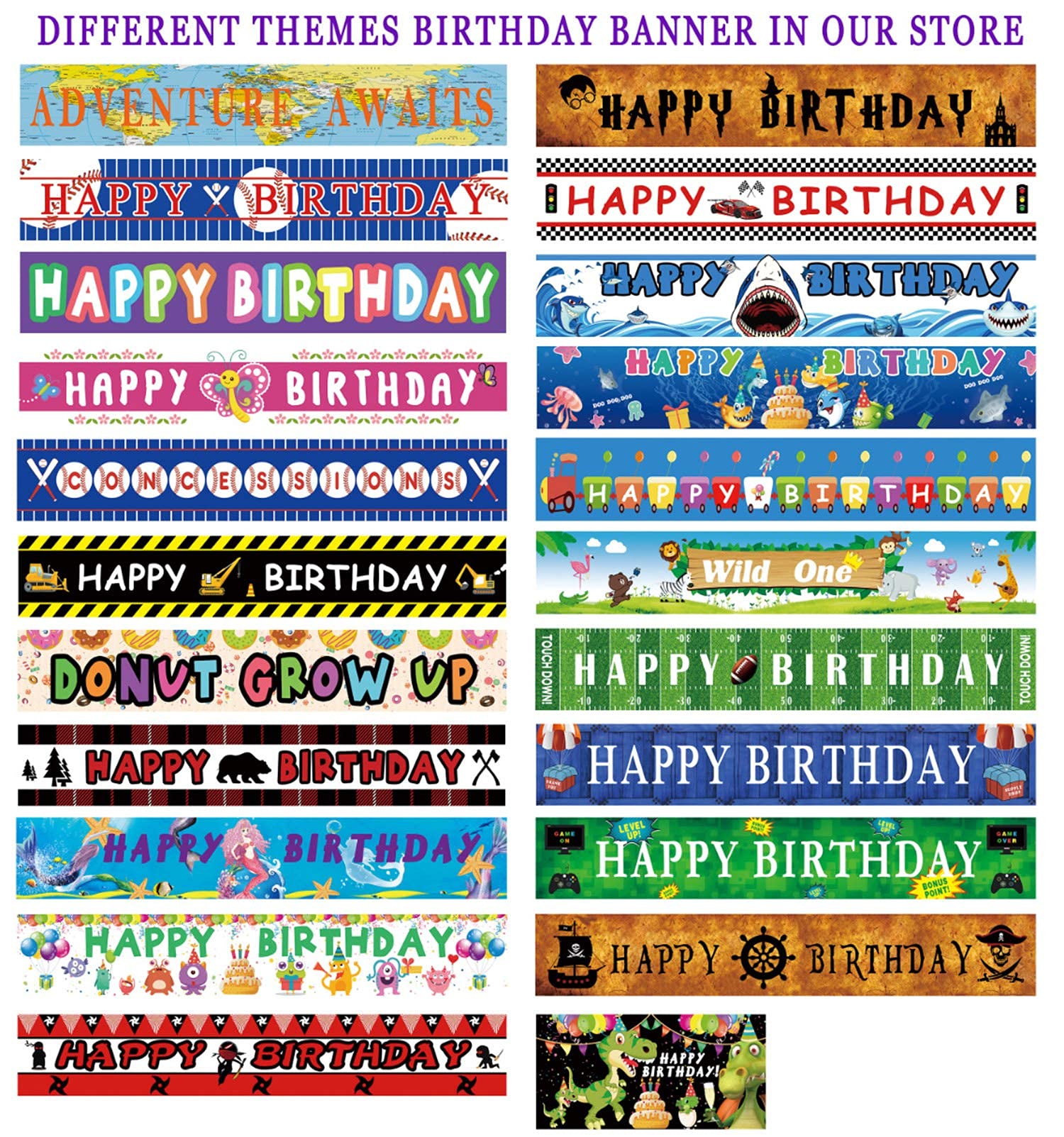 Large Construction Vehicle Happy Birthday Banner Baby Boy Toddler Kids Construction Theme Birthday Party Decoration Supplies Construction Bday party Backdrop Background Outdoor Indoor (9.8 x 1.6 feet)