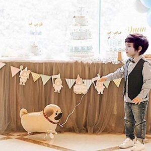 8 pcs Walking Animal Balloons Pet Dog Balloons Puppy Dogs Birthday Party Supplies Kids Balloons Animal Theme Birthday Party Decorations