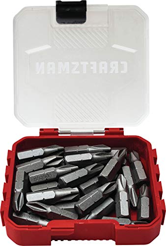 CRAFTSMAN Phillips Screwdriver Bit Set, 1-Inch, 30-Piece (CMAF121PH230)