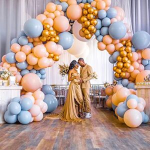 PartyWoo Peach Balloons, 50 pcs 10 Inch Light Peach Balloons, Peach Latex Balloons for Balloon Garland or Balloon Arch as Party Decorations, Birthday Decorations, Baby Shower Decorations, Peach-Q12