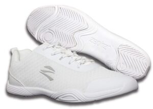 zephz lightning cheerleading shoe ladies 10 white