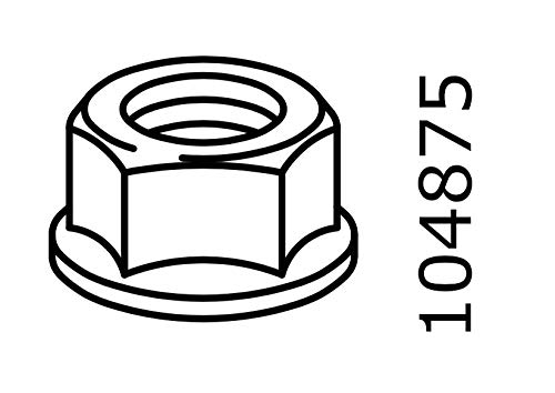 Spare Hardware Parts HEMNES Bed Frame Nut (Replacement for IKEA Part #104875) (Pack of 4)