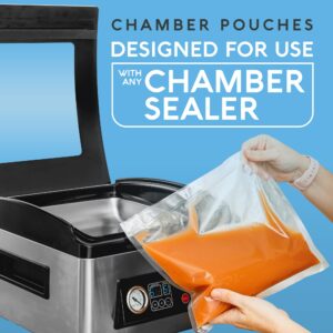 Avid Armor – Chamber Machine Pouches, Pre-Cut Chamber Vacuum Sealer Bags, Heavy Duty Seal Pouch, BPA-Free Chamber Sealer, 12x16, Pack of 250 Vacuum Chamber Pouches