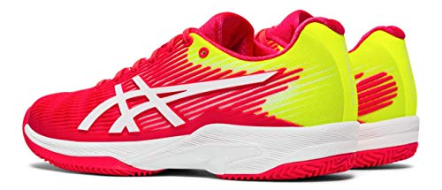 ASICS Women's Solution Speed FF Clay Tennis Shoes, Laser Pink/White, 8 M US