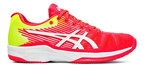 ASICS Women's Solution Speed FF Clay Tennis Shoes, Laser Pink/White, 8 M US