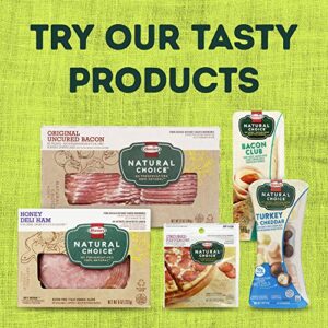 Hormel Natural Choice Fully Cooked Uncured Bacon, 2.5 Oz