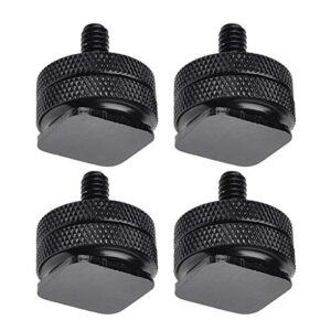 slow dolphin 1/4 inch hot shoe mount adapter tripod screw for dslr camera rig(4packs)