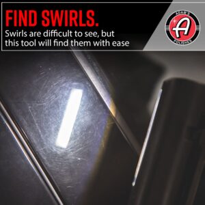 Adam's Polishes Swirl Finder Flashlight - Ultra Bright 170 Lumen Mini Light - Easily Spot Imperfections and Swirls in Your Paint When Polishing and Correcting Your Vehicles Finish