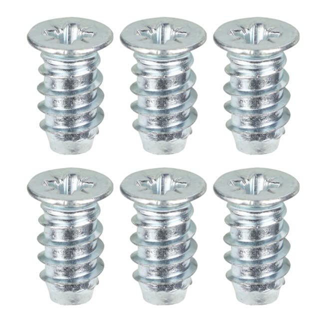 Spare Hardware Parts Shoe Cabinet and Drawer Screws (Replacement for IKEA Part #100347) (Pack of 6)