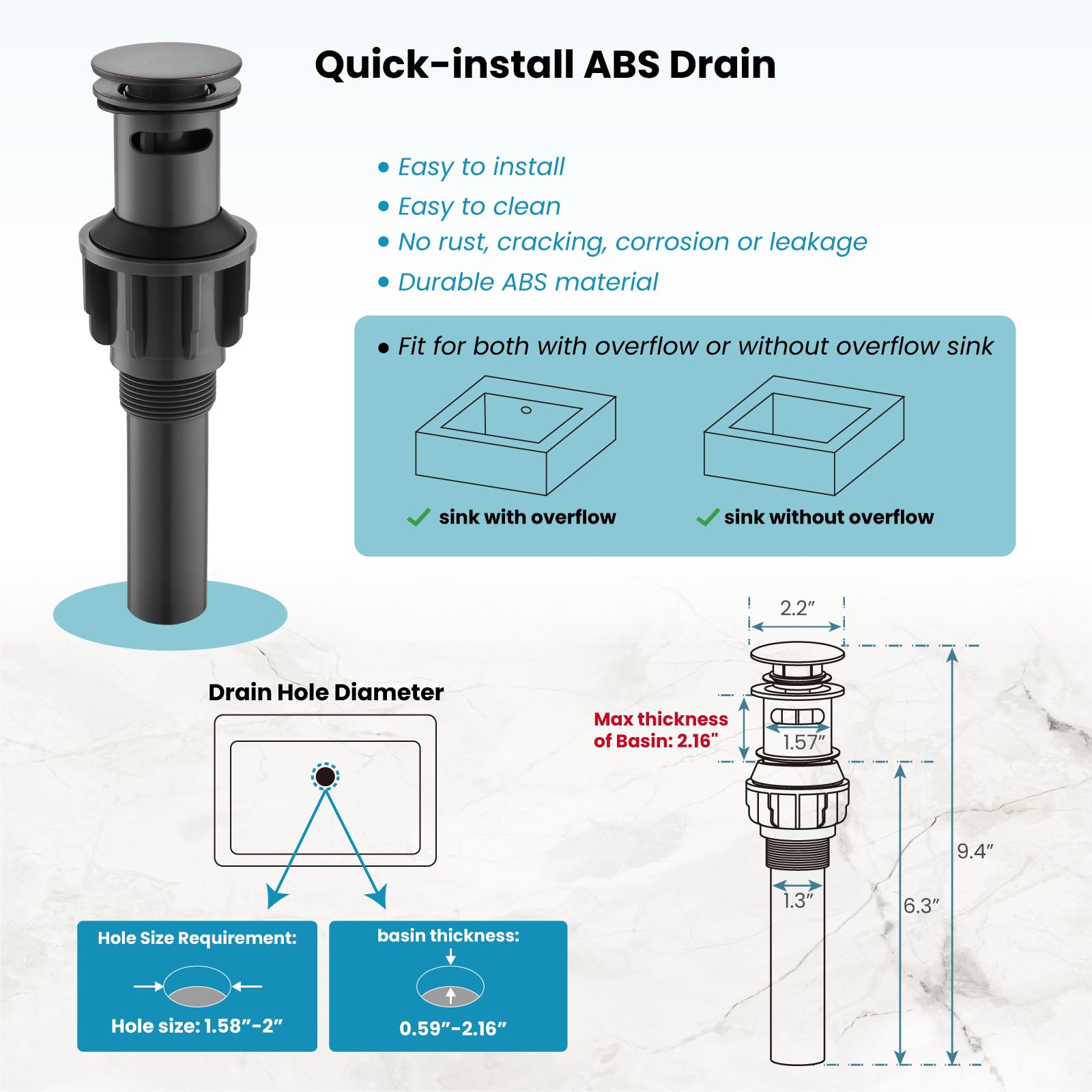 gotonovo 3-Hole Widespread Bathroom Faucet Double Cross Handle Mixer Tap for Bathroom Sink Deck Mount Hot Cold Water Matching Pop Up Drain with Overflow Oil Rubbed Bronze Victorian Spout