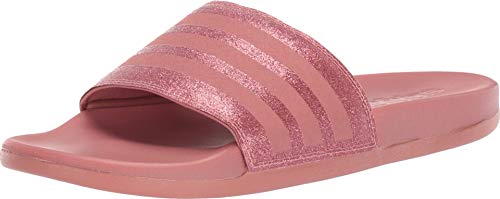 adidas Women's Adilette Comfort Slides, Raw Pink/Raw Pink/Raw Pink, 9