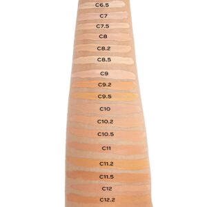 Makeup Revolution Conceal and Define Concealer, Full Coverage & Matte Finish, C6.5 for Medium/Tan Skin Tones, Vegan & Cruelty-Free, 0.7 Fl Oz