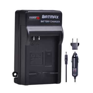 Batmax 2Pcs 1200mAh NB-8L Batteries + Charger Kits for Canon PowerShot A2200 is,A3000 is,A3100 is,A3200 is,A3300 is Digital Cameras