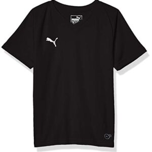 PUMA Unisex Youth Liga Jersey Core, Black/White, X-Large