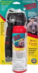 counter assault 8.1 oz. bear spray with holster