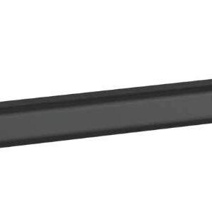 Delta Faucet 41918-BL Modern Angular Concealed Screw ADA-Compliant Decorative Grab Bar, 18 in x 1-1/4 in, Flat Black