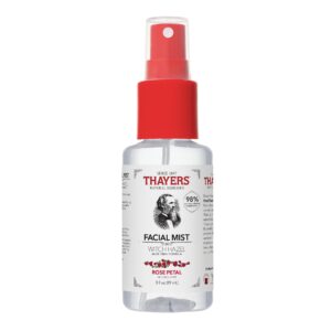 thayers alcohol-free rose petal witch hazel facial mist toner - 3oz