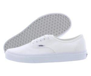 vans authentic casual shoes size men's 8.5 / women's 10 true white