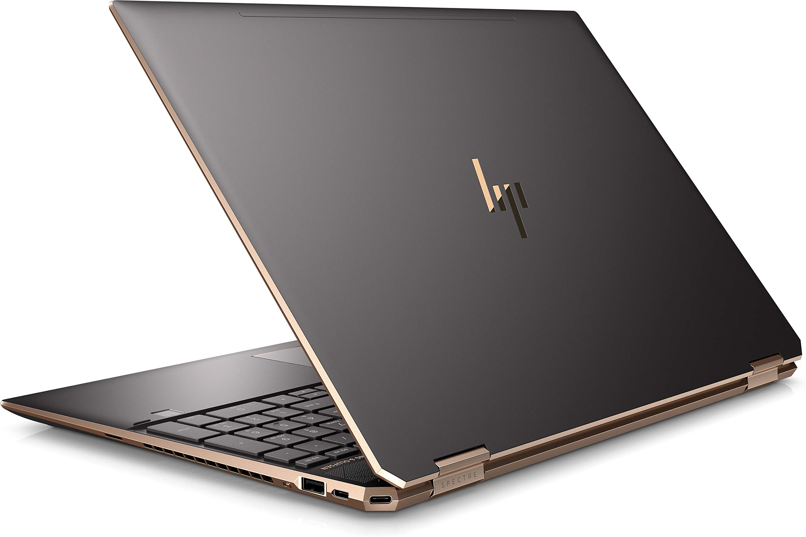 HP Spectre x360 2-in-1 Laptop, 15.6" 4K UHD Touchscreen, Intel Core i7-8565U Processor up to 4.6GHz, 16GB RAM. 256GB SSD, Backlit Keyboard, Wireless-AC, Windows 10 Home (15.6 Inch, Dark Ash Silver)