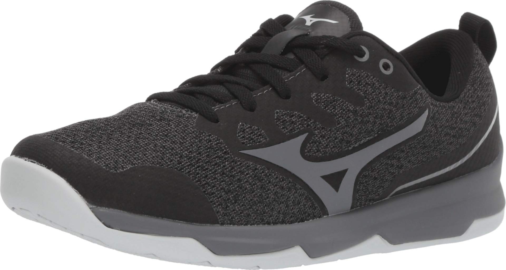 Mizuno Women's TC-02 Cross Training Shoe, Cross Training Sneakers for all forms of Exercise, Black-Grey, 10.5 B US