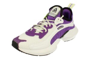 reebok women's sole fury cross trainer, black/white/alloy, 7.5 m us