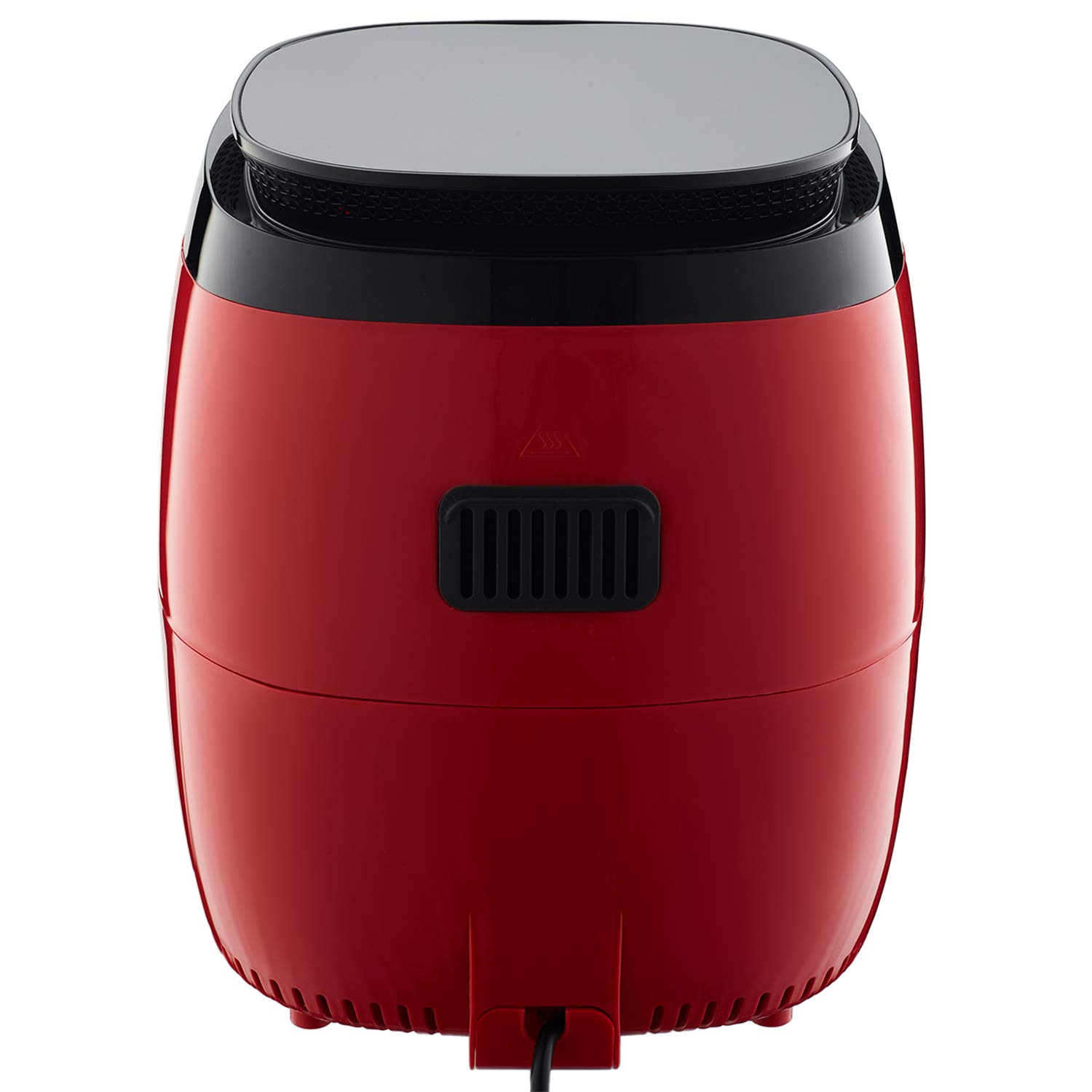 GoWISE USA GW22826-S 5-Quart Air Fryer with 8 Cooking Presets and Duo Display + 100 Recipes, 5.0-Qt, Red