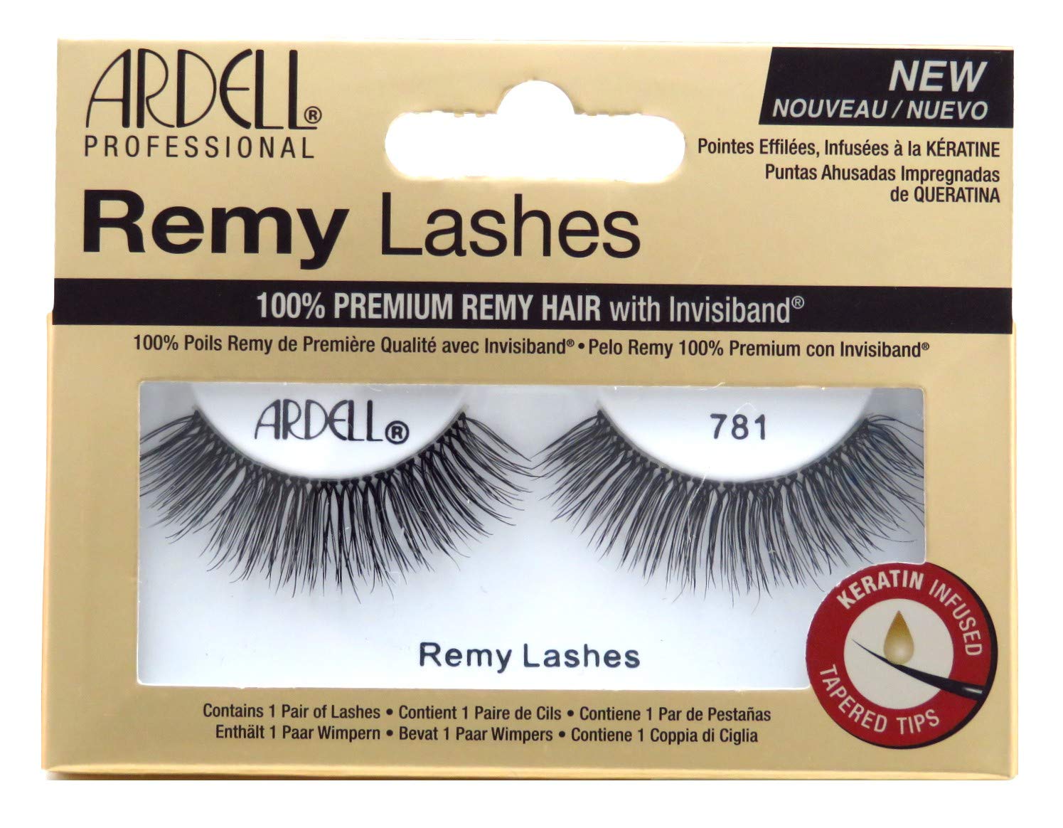 Remy #781 Black Lashes (6 Pack)