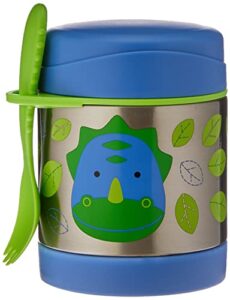 skip hop insulated baby food jar, zoo, dino