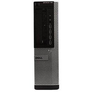 DELL Desktop Computer Package with 22in Monitor(Brands May Vary)(Core I5 Upto 3.4GHz,8GB,1T,VGA,HDMI,DVD,Windows 10-Multi Language Support-English/Spanish/French) (CI5)(Renewed)