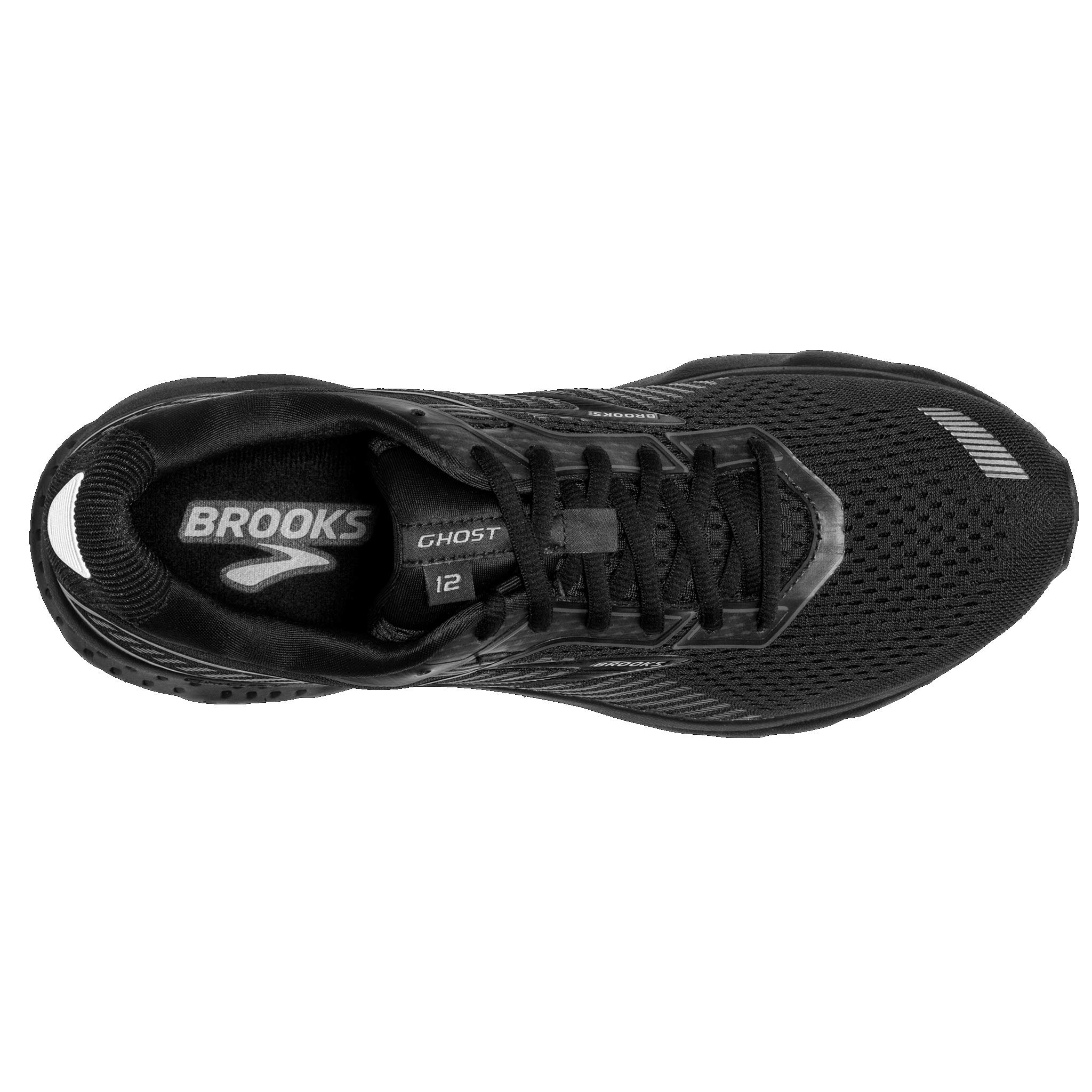 Brooks Womens Ghost 12 Running Shoe - Peacoat/Blue/Aqua - D - 10.5