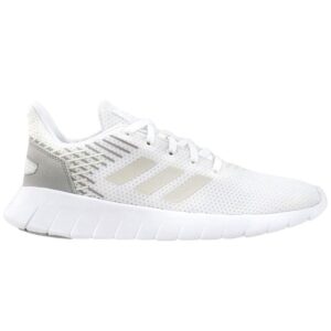 adidas asweerun shoe - women's running, white-raw white-grey, 6.5