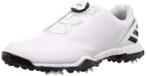 adidas adipower 4ged boa womens golf shoes trainers (uk 4.5 us 6 eu 37 1/3, black white bb7841)