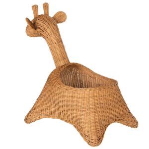 KOUBOO Wicker Giraffe, Naural Color Storage Basket, Brown