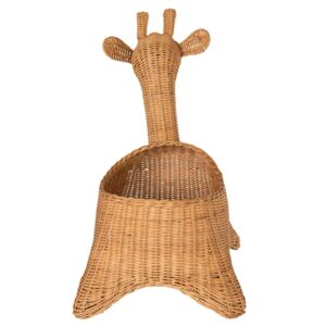 KOUBOO Wicker Giraffe, Naural Color Storage Basket, Brown