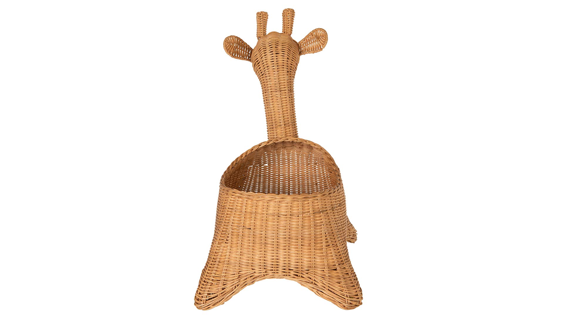 KOUBOO Wicker Giraffe, Naural Color Storage Basket, Brown