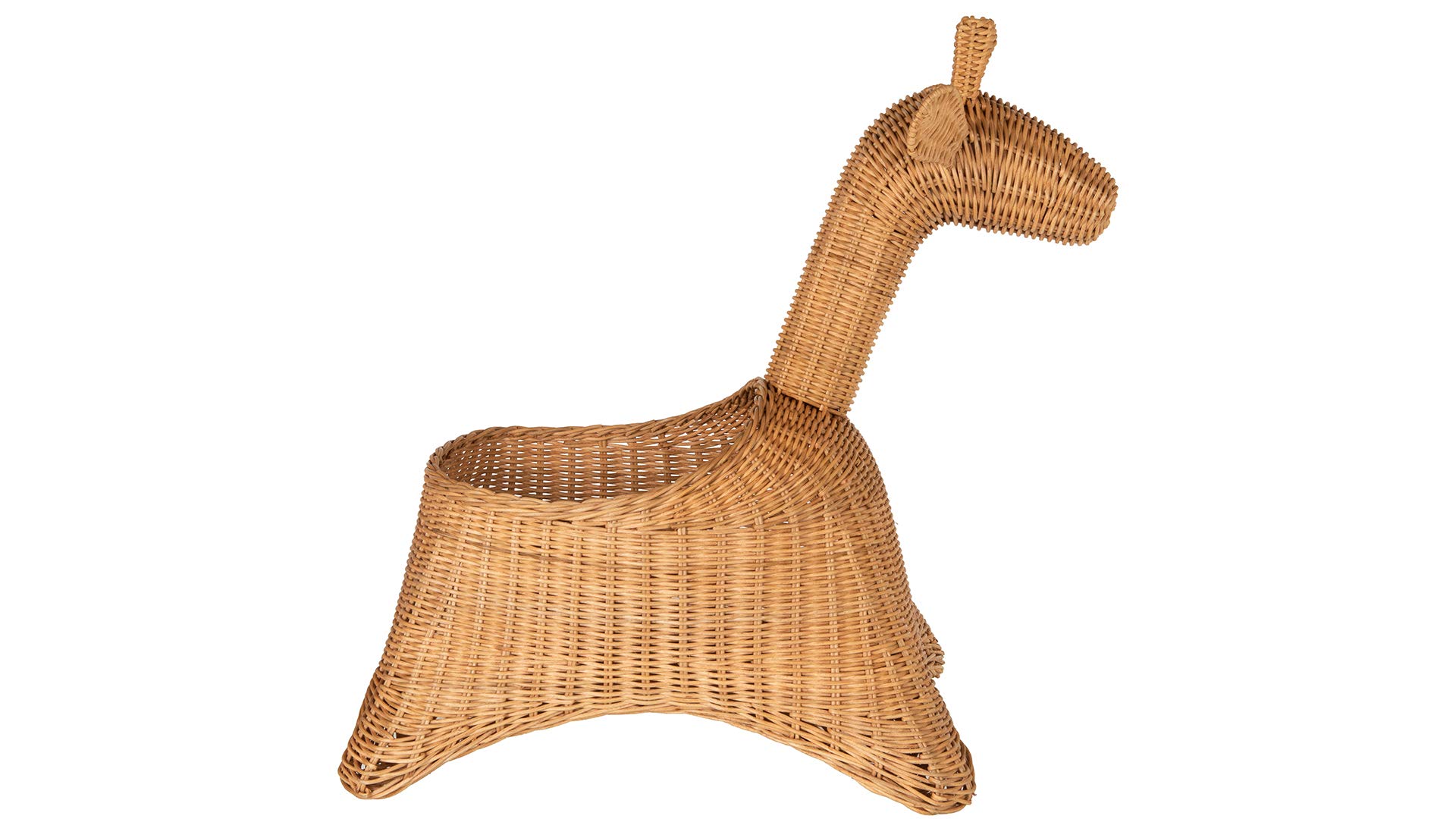 KOUBOO Wicker Giraffe, Naural Color Storage Basket, Brown