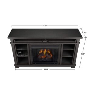 Belford 56" Electric Fireplace TV Stand in White by Real Flame