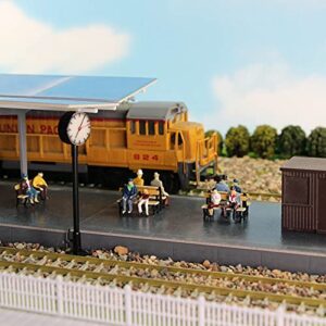 P8711 60pcs HO Scale 1:87 All Seated People Sitting Figures Passengers Model Desktop Decoration