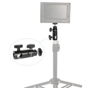 CAMVATE Light Stand Mount Articulated 1/4''-20 Mini Ball Head for Monitor/LED Light - 1952