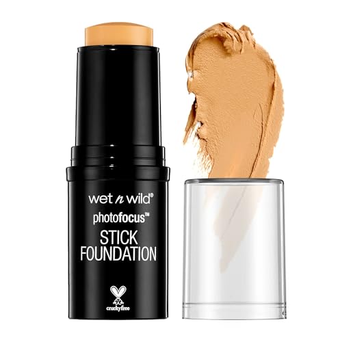 wet n wild Photo Focus Matte Foundation Stick Makeup, Soft Beige | Vegan & Cruelty-Free