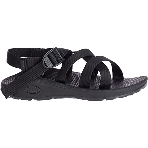 Chaco womens BANDED Z CLOUD Sport Sandal, SOLID BLACK, 8 M US