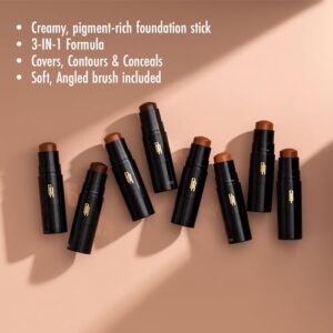 Black Radiance Color Perfect Foundation Stick, Beautiful Bronze, 0.25 Ounce